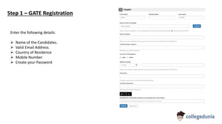 GATE Application Form 2019 presentation | PPTX | Educational Assessment ...
