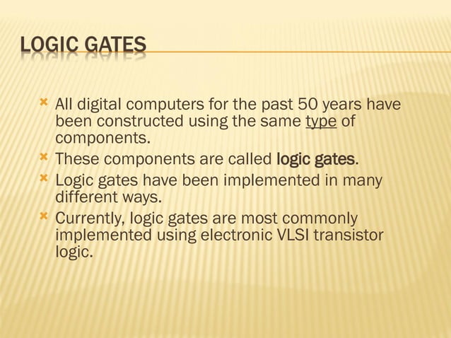 Basic Logic Gates in Digital Principles and Applications | PPT