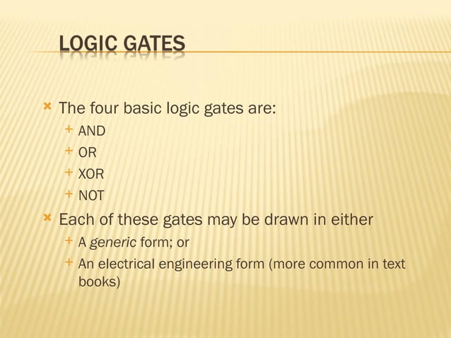 Basic Logic Gates in Digital Principles and Applications | PPT