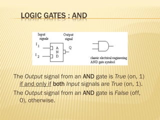 Basic Logic Gates in Digital Principles and Applications | PPT