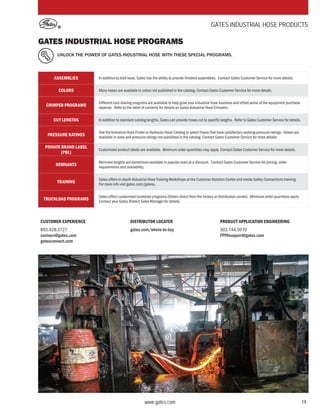 Gates industrial hose and couplings catalog 2022-2023 | PDF