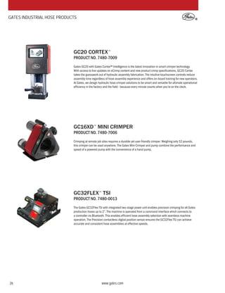 Gates industrial hose and couplings catalog 2022-2023 | PDF