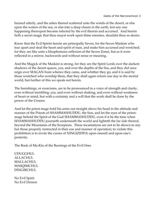 Gates of the necronomicon | PDF