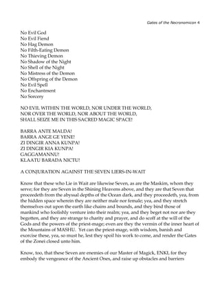 Gates of the necronomicon | PDF