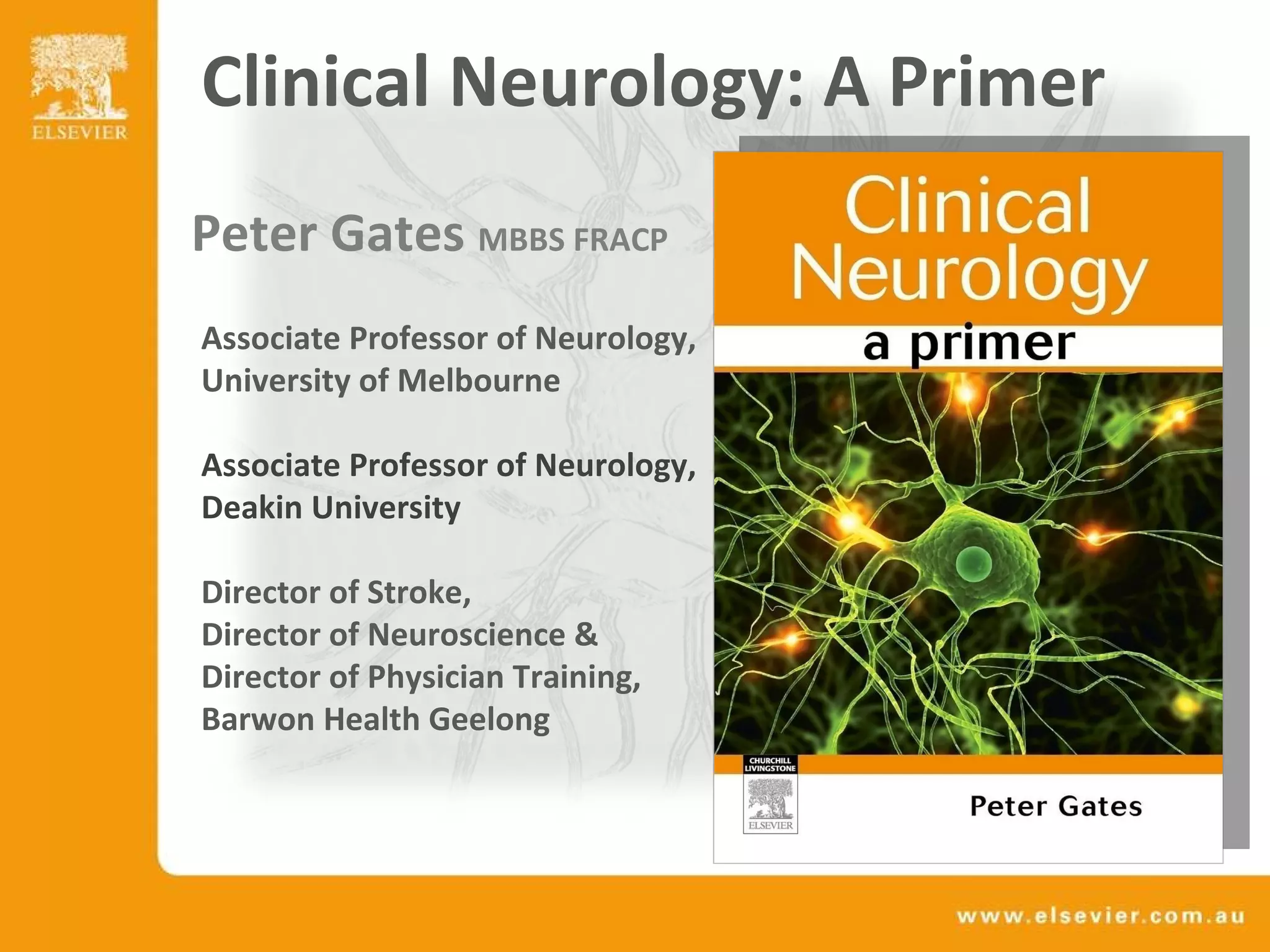 Clinical Neurology: A Primer | PPT