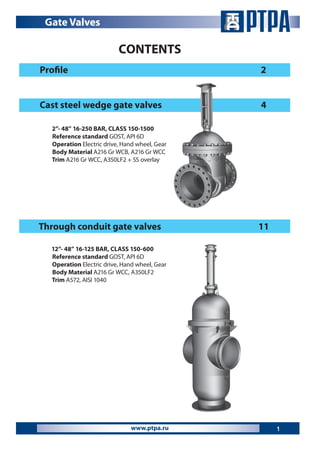 Gate valves api | PDF