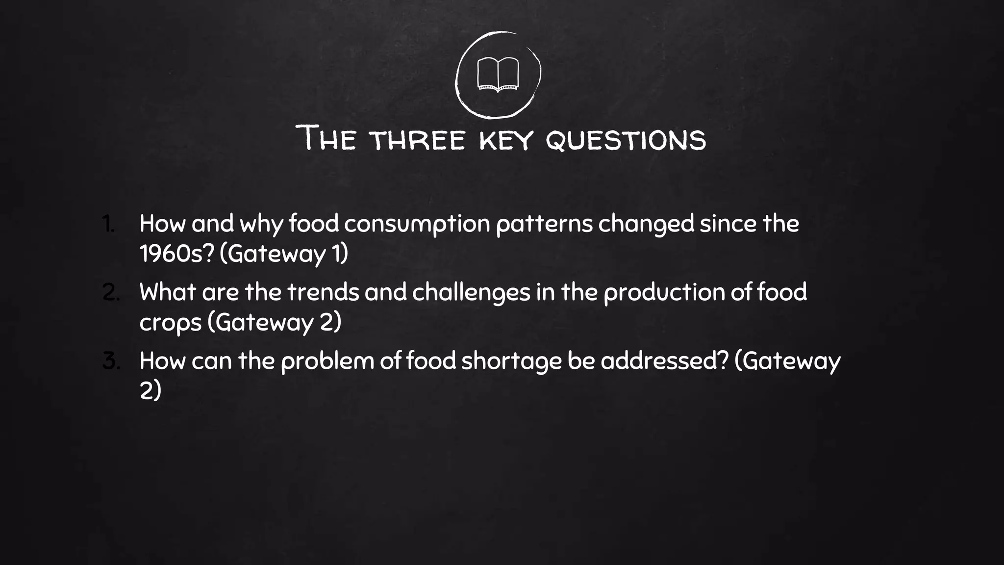 Gateway 1 food consumption patterns | PPT