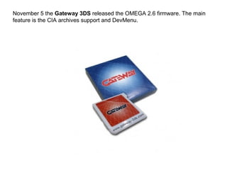 Gateway 3 ds omega 2.6 support cia archives and devmenu | PPT ...