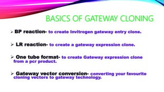 Gateway cloning | PPTX