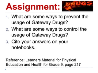 Gateway Drugs - Risk and Protective Factors | PPTX