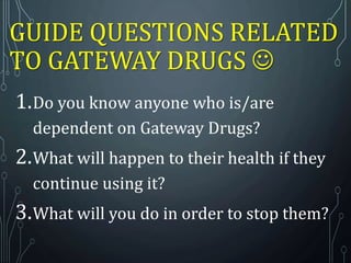 Gateway Drugs - Risk and Protective Factors | PPTX