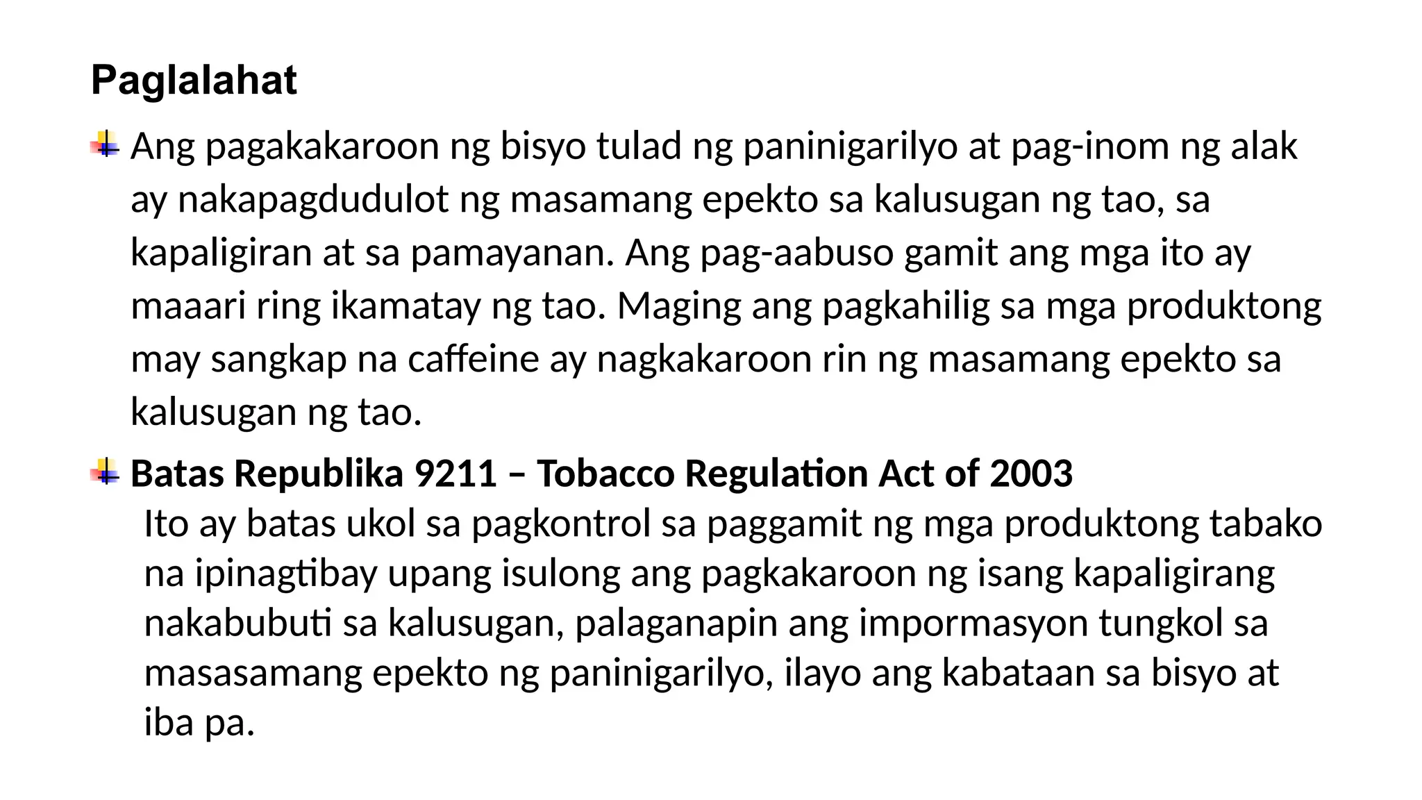 GATEWAY DRUGS GRADE 5 LESSON: PAGPIGIL AT PAG-IWAS SA PAG-AABUSO NG ...