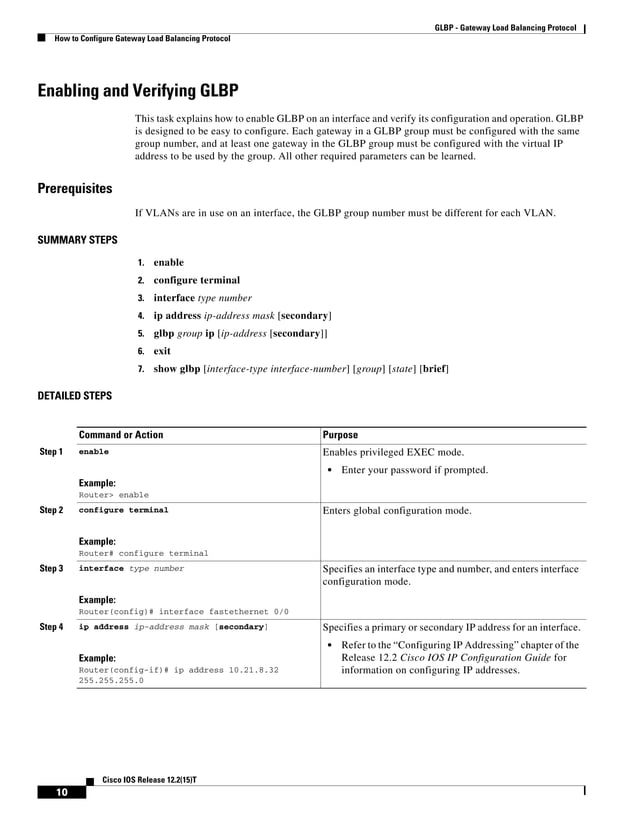 Gateway load balancing protocol | PDF | Computer Networking | Computing