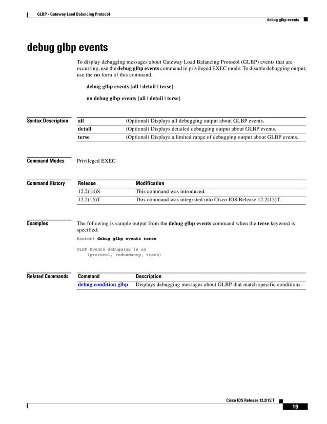 Gateway Load Balancing Protocol Pdf
