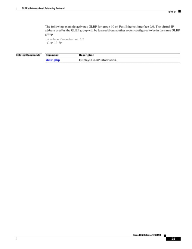 Gateway load balancing protocol | PDF | Computer Networking | Computing