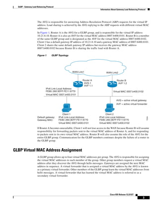 Gateway load balancing protocol | PDF | Computer Networking | Computing