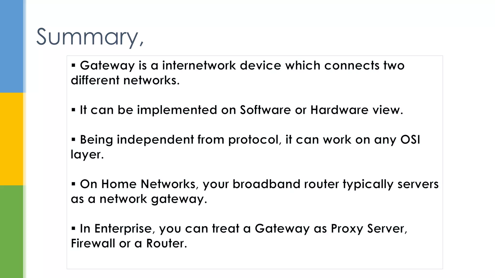 Gateway Networking Pptx Computer Networking Computing 5063
