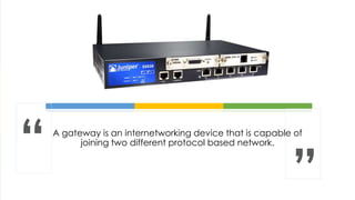 Gateway Networking | PPTX