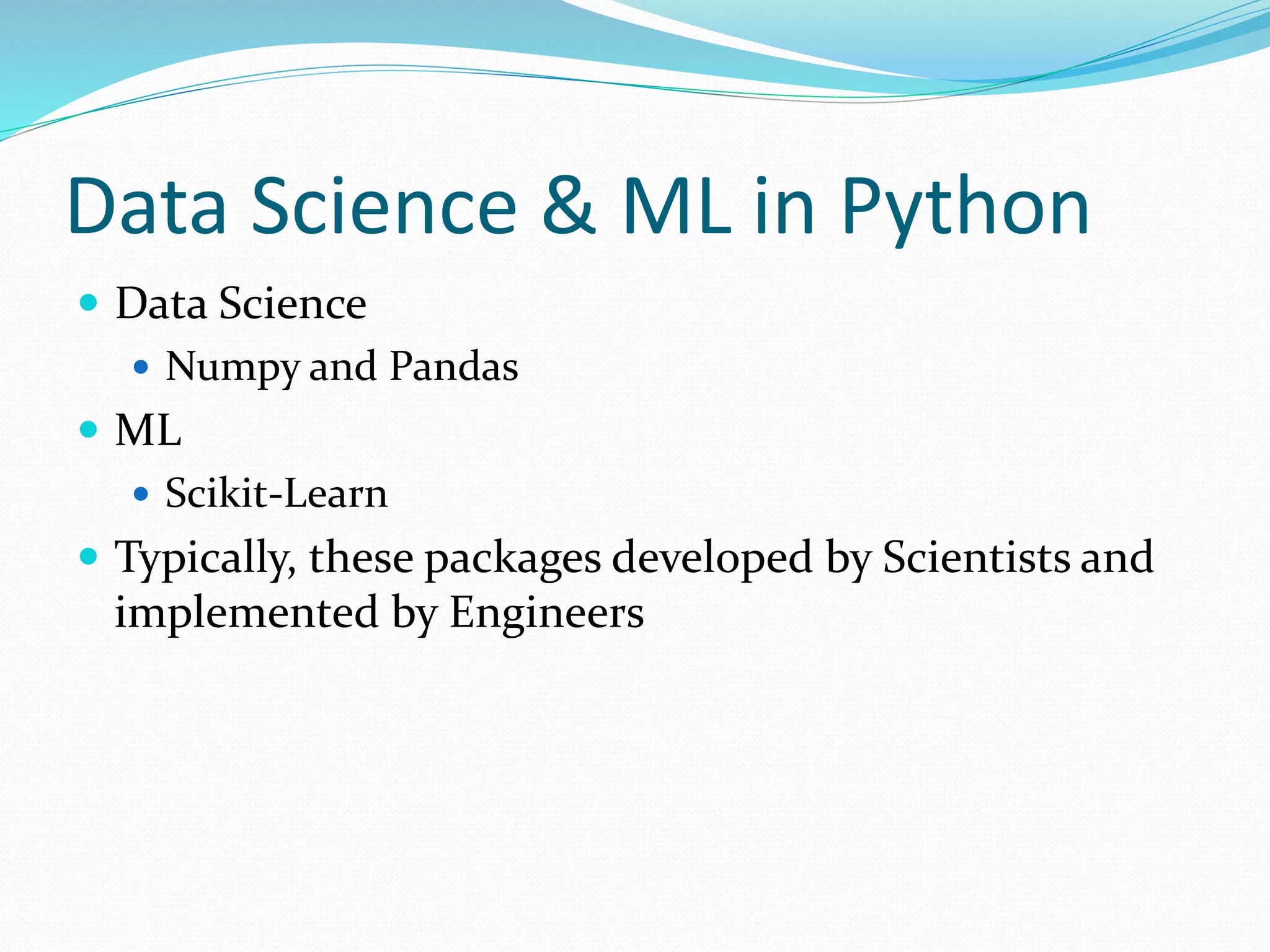Python & Data Science | PPT