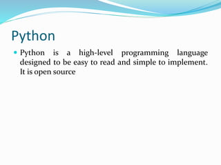 Python & Data Science | PPT