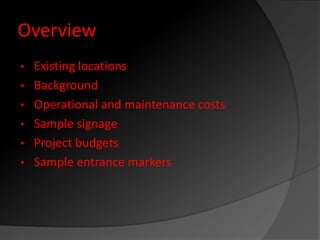 Gateway Signage | PPT