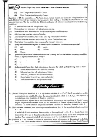 GAT & NTS - Analytical Reasoning | PDF