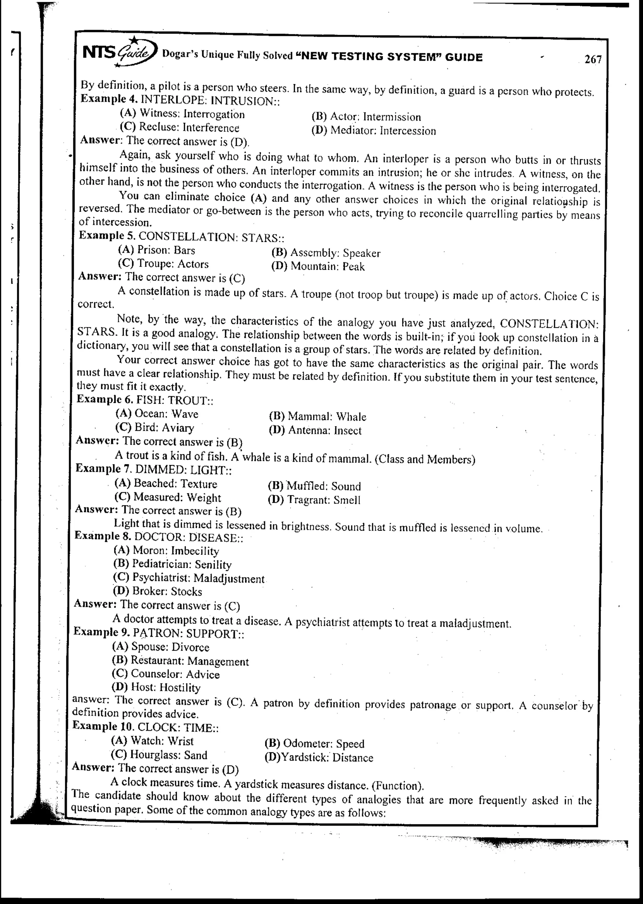 GAT & NTS - Verbal Ability | PDF