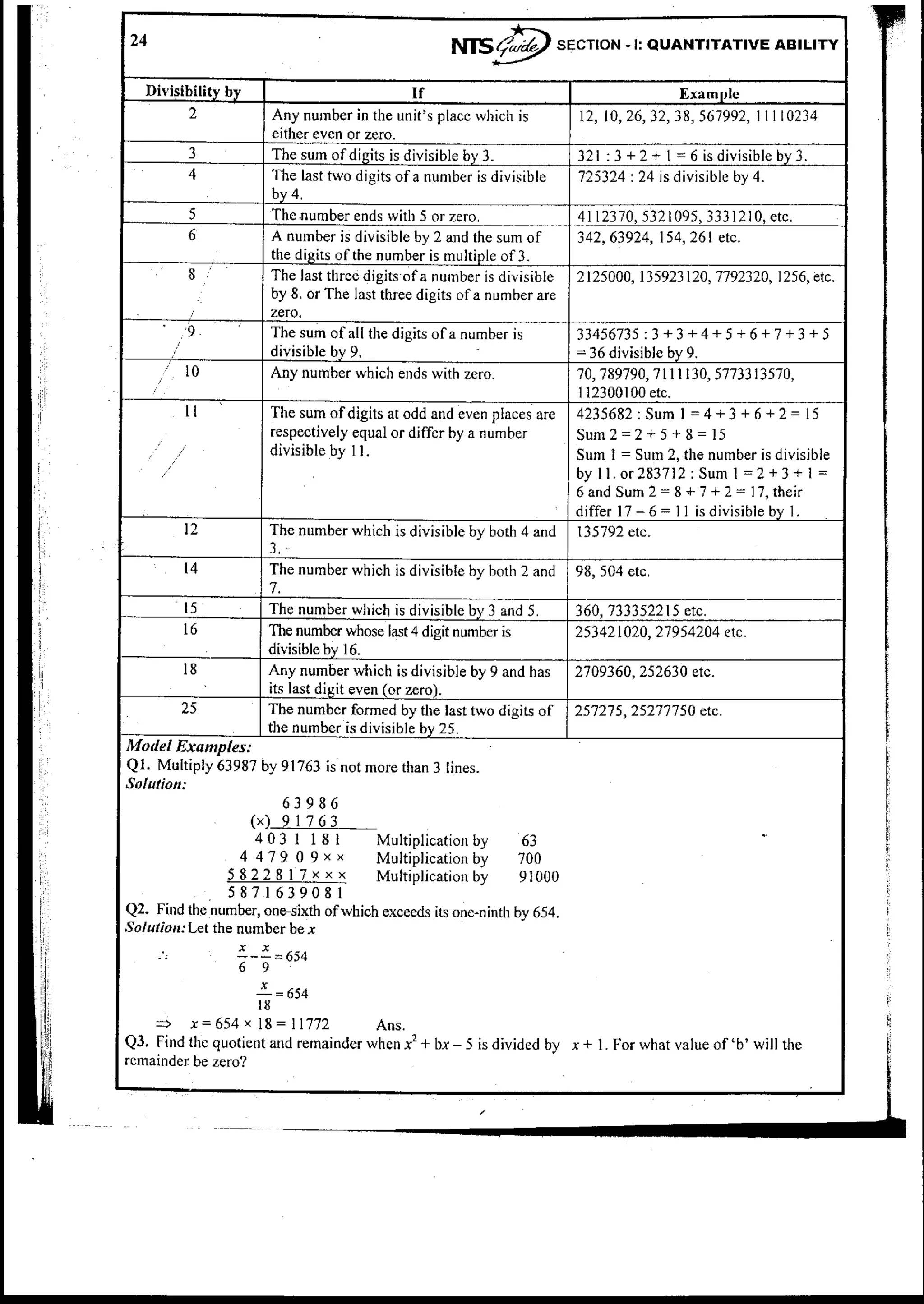 GAT & NTS - Quantitative Ability | PDF