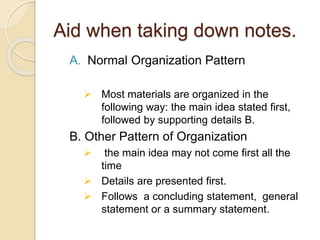 Gathering and organizing information developental reading | PPT