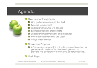 Gathering Business Requirements for Data Warehouses | PDF