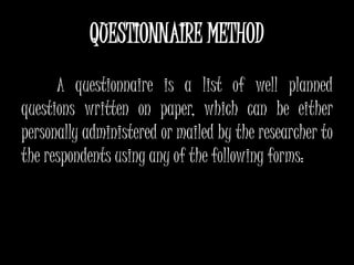 DATA GATHERING | PPTX