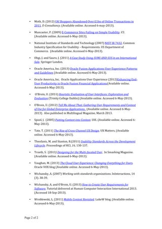 Gathering User Requirements for Software: List of Academic and Other ...