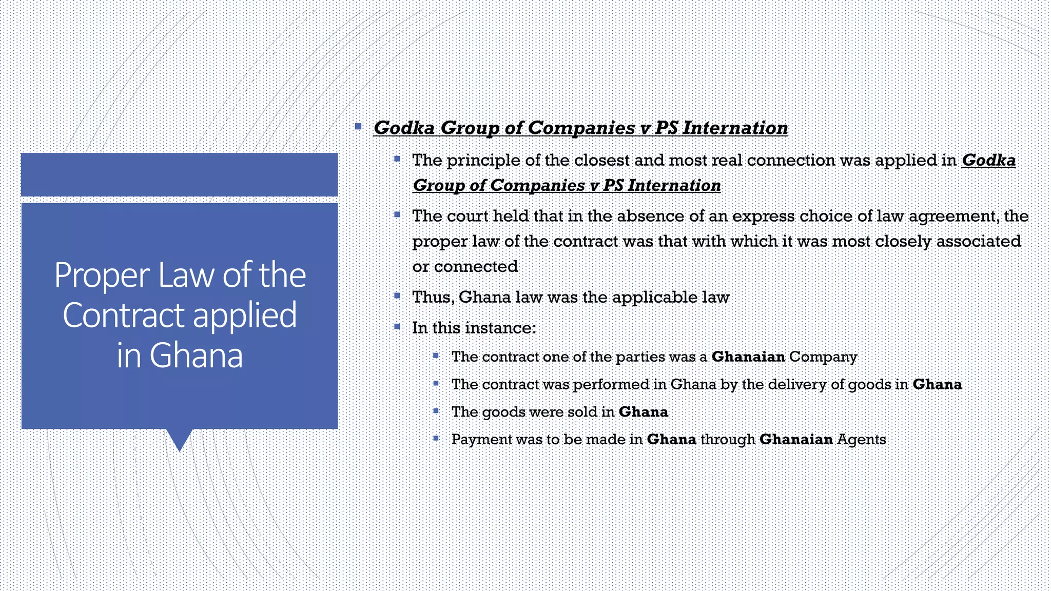 Proper Law of the Contract - Conflict of Laws | PDF