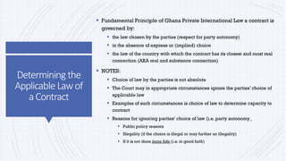 Proper Law of the Contract - Conflict of Laws | PDF