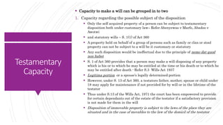 Introduction to the Law on Wills | PPTX