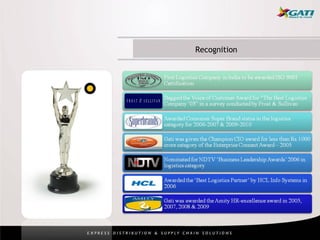 Gati Logistics and Supply Chain Presentation | PPT