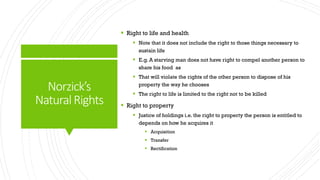 The Entitlement Theory - Summary | PDF