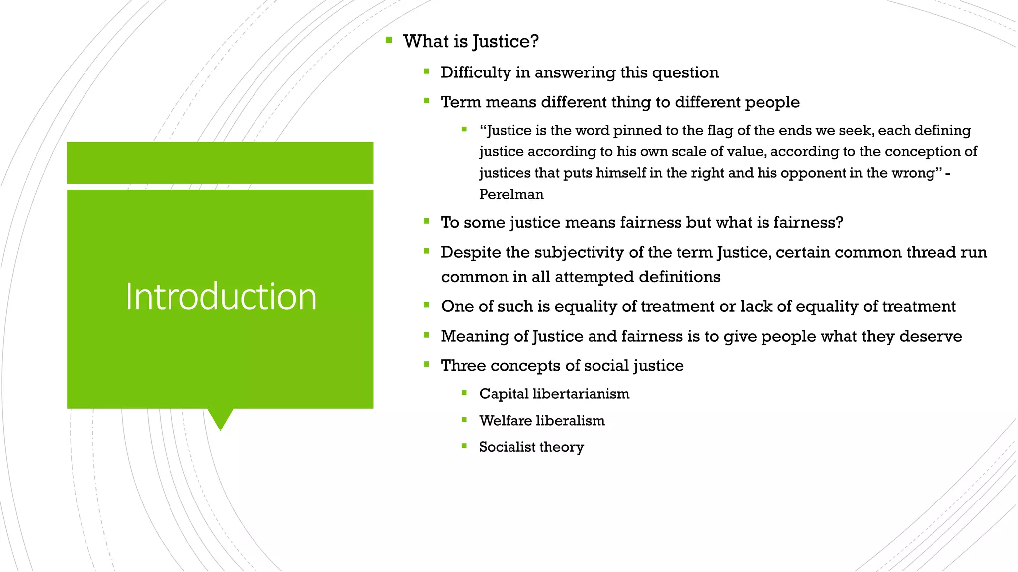 Introduction to Theories of Justice - Distributive Justice | PDF
