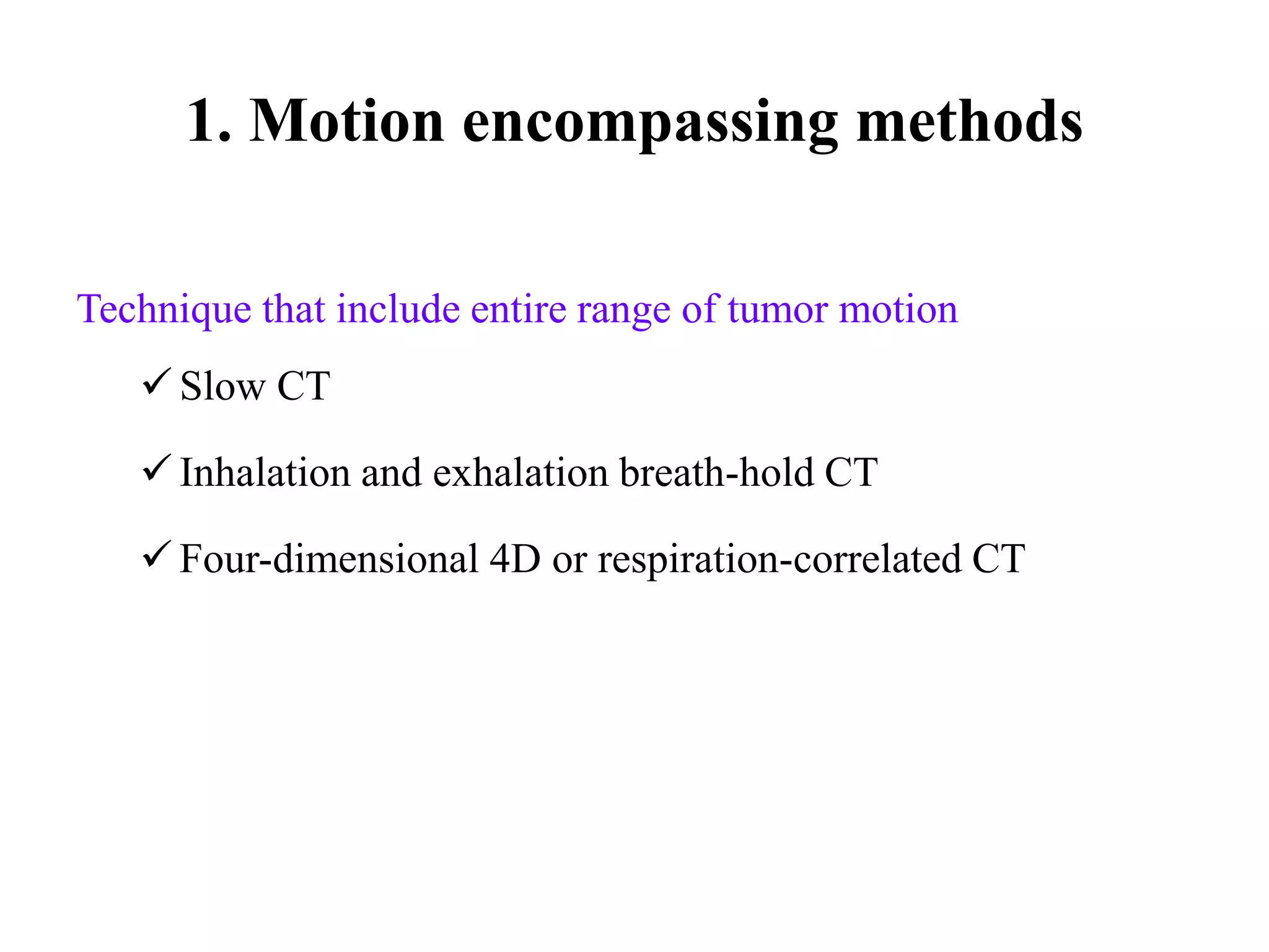 4D Scan and Respiratory Gating | PPTX