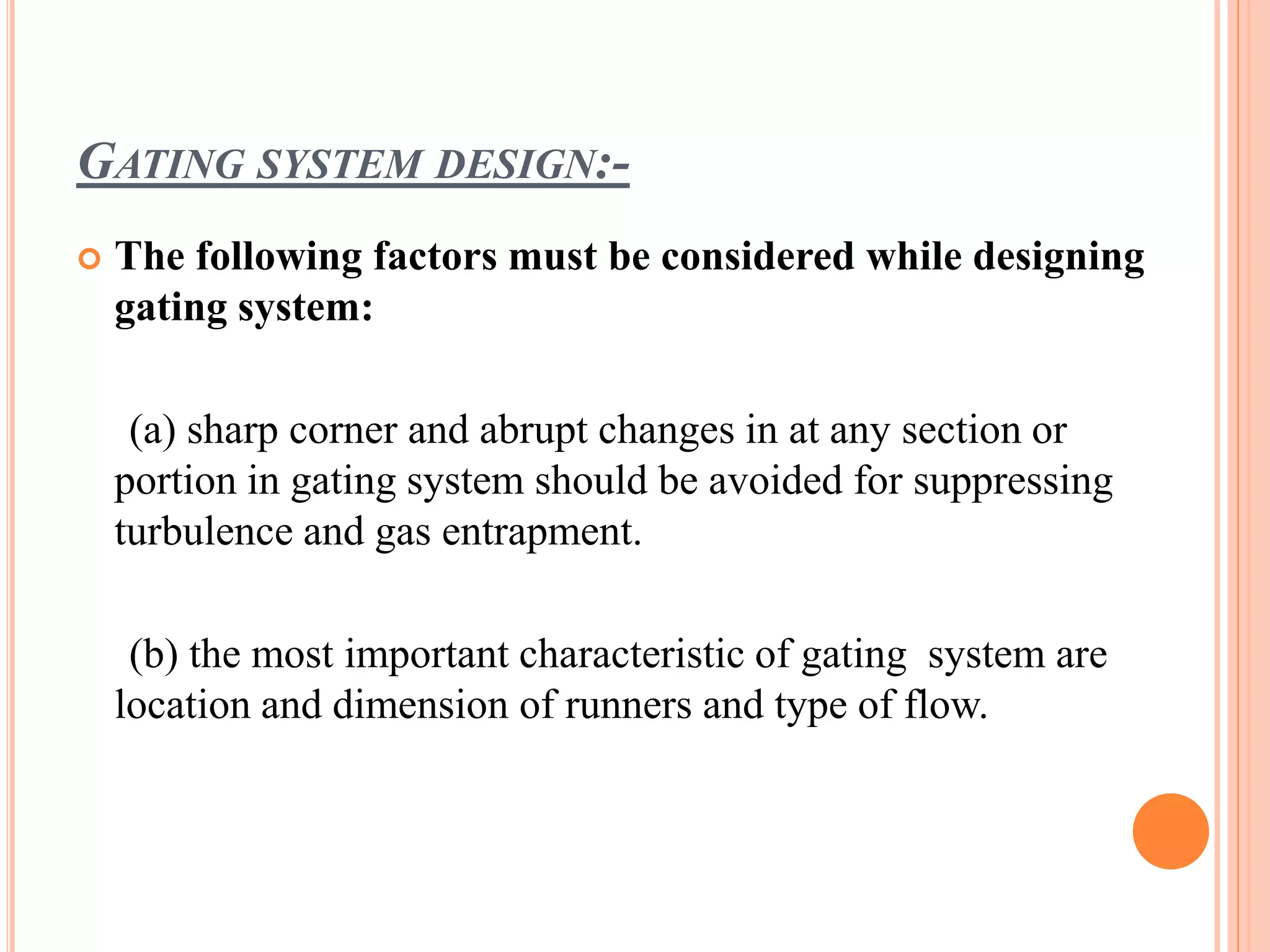 Gating system | PPTX