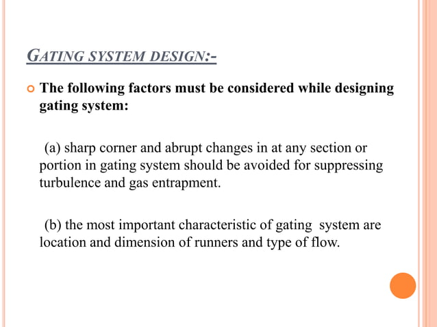 Gating system | PPTX