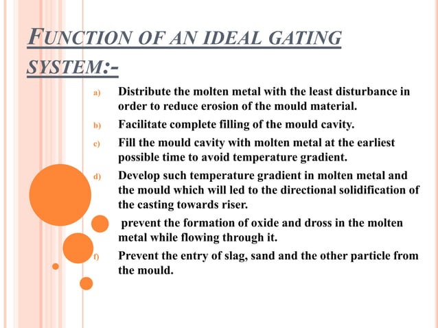 Gating system | PPTX