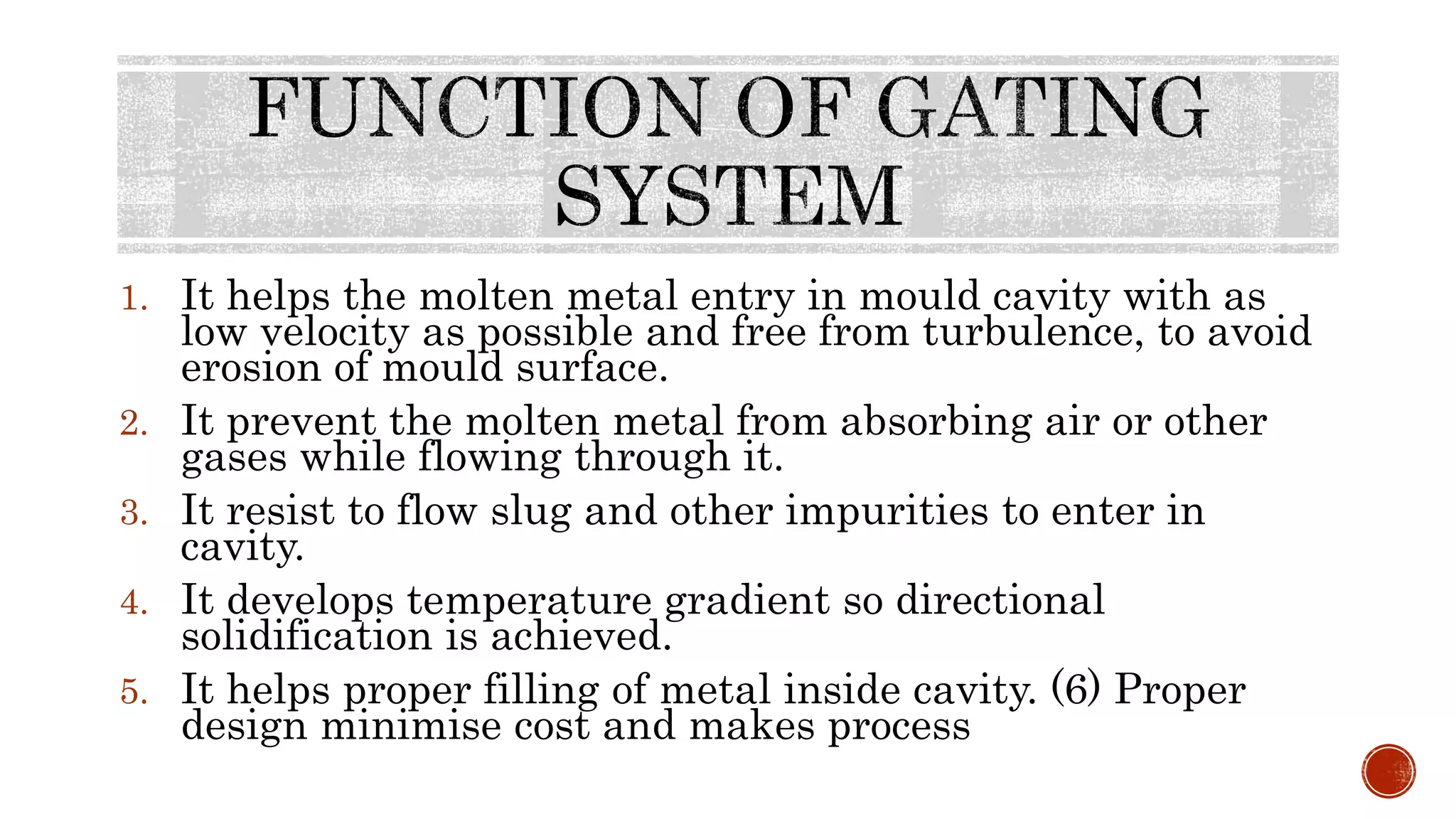 Gating system | PPT