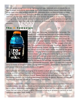 Gatorade | PDF