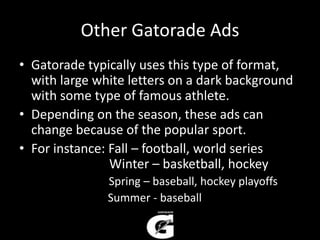 Gatorade ad | PPTX