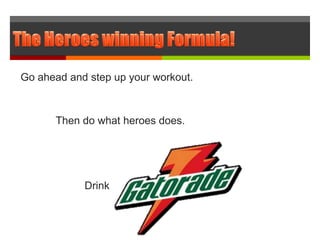 Print ad product marketing plan-Gatorade | PPTX