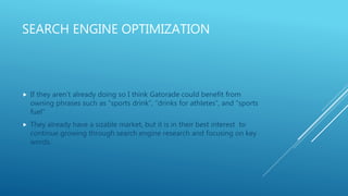 Gatorade final presentation | PPTX | Marketing and Advertising | Business