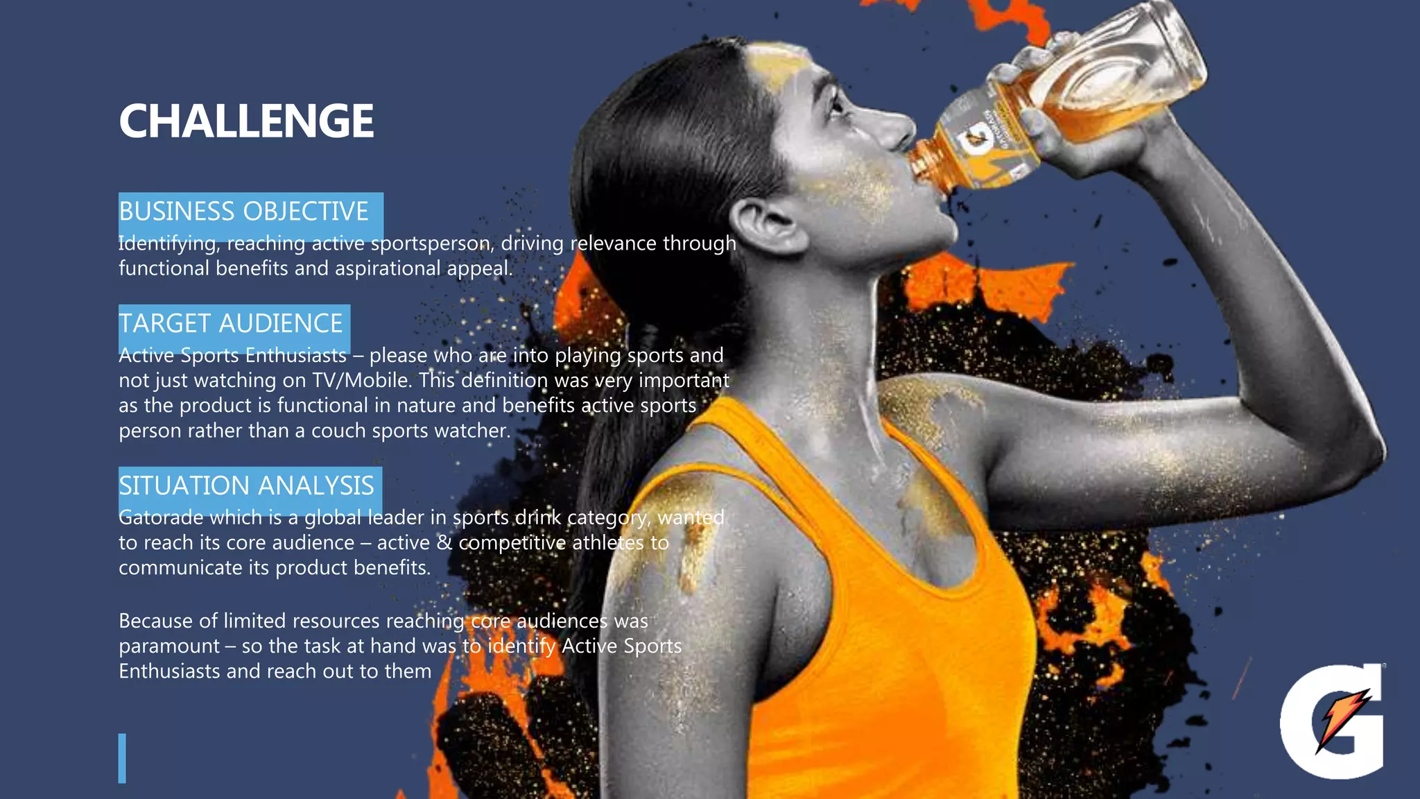 Gatorade #SweatMore campaign | PPTX