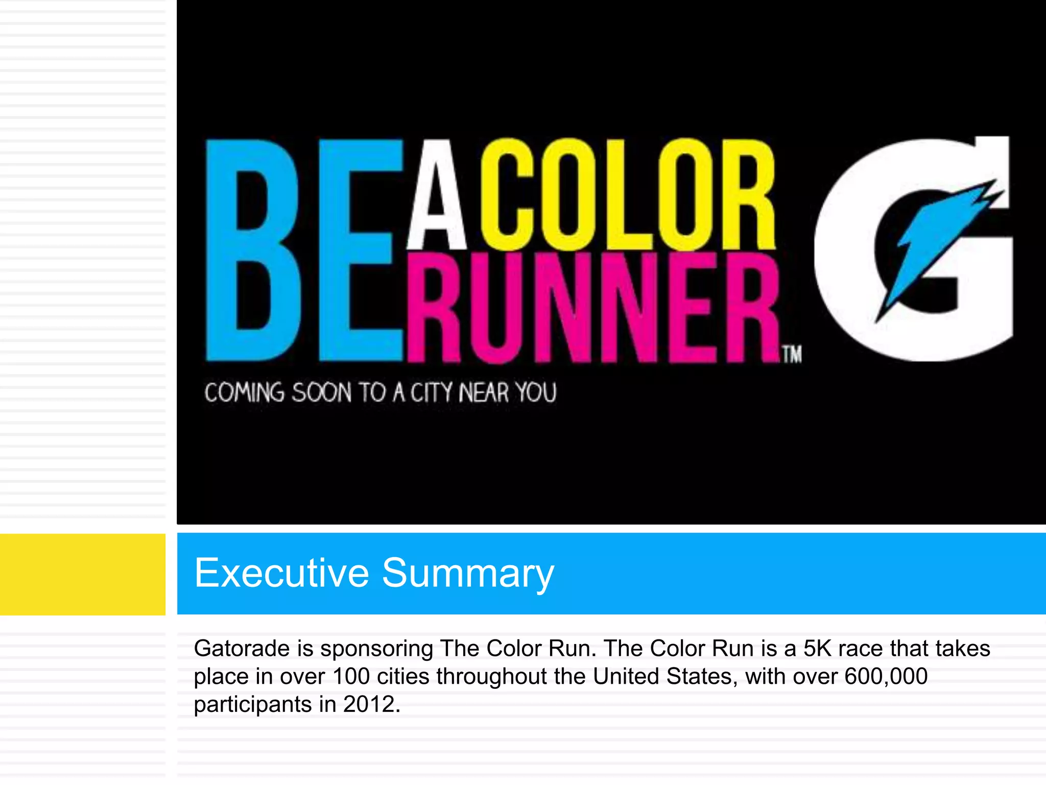 Gatorade's The Color Run | PPT