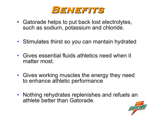 Gatorade thirstquencher | PPT